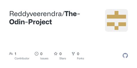 Github Reddyveerendrathe Odin Project