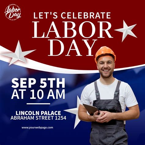 Labor Day Event Ads Template Postermywall