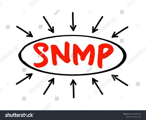 Snmp Simple Network Management Protocol Internet Stock Vector Royalty