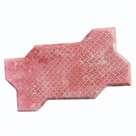 Material Cement Zigzag Coloured Interlocking Paver Block Thickness