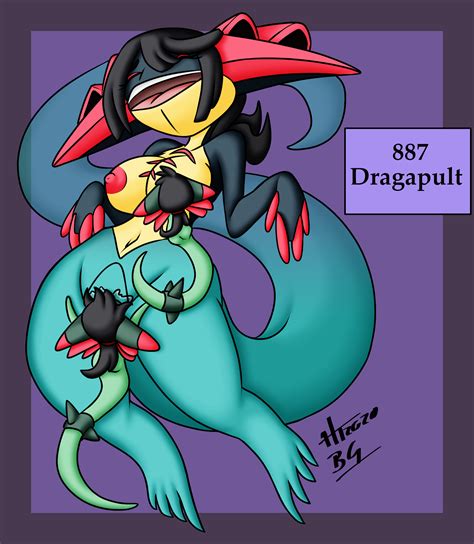 Rule 34 Anthro Anthrofied Bernardol22 Breasts Dragapult Female Female Female Generation 8