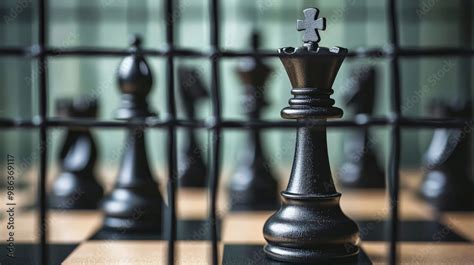 Photo And Art Print A Chessboard Where Gender Inequality Dictates The