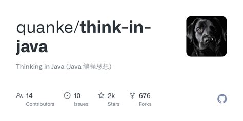 Github Quanke Think In Java Thinking In Java Java