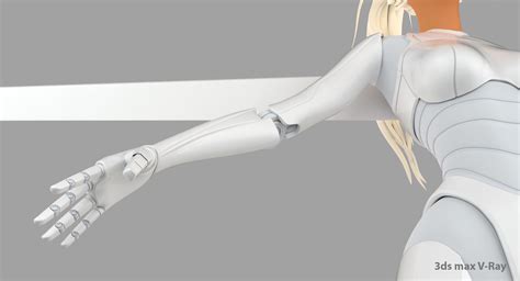 만화 로봇 소녀 9 흰색 3d 모델 49 Max Unknown Ma C4d Free3d