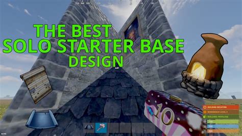 Rust Solo Starter Base Design Rust Youtube