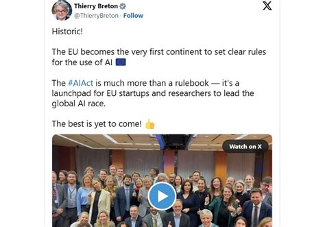 Landmark Eu Artificial Intelligence Act Meets With Mixed Reactions Techshout