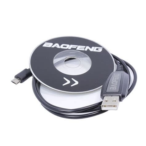 Baofeng BF T1 USB Programming Cable Driver CD For Mini Walkie Talkie Top Two Way Radio