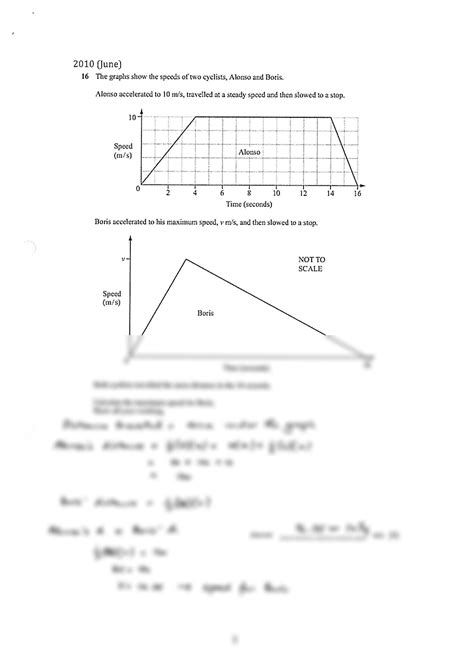 Solution Cie Igcse Maths Extended Revision Notes 2023 Graphs Mark