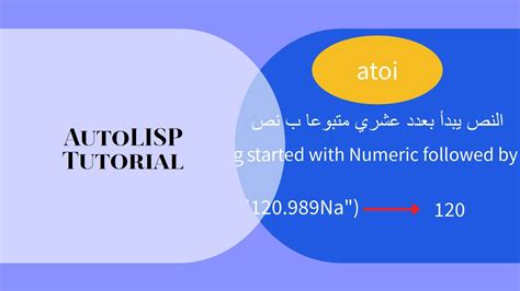 Mohamed Elsayed On Linkedin Atoi Function In Autolisp Autolisp