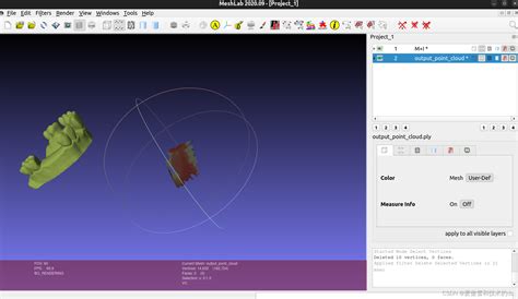 非同源点云尺度对齐及点云配准（cloudcompare软件） 点云配准软件 Csdn博客