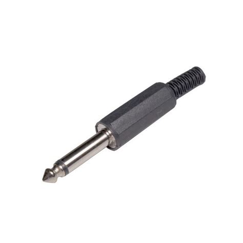 CONECTOR JACK MACHO 6 3mm MONO Electrónica y Mas