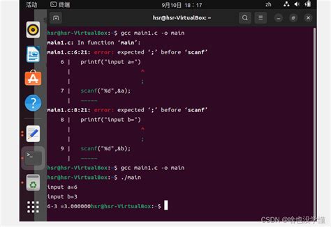 Ubuntu系统下简单程序运用在ubuntu中编写一个hello World程序并运行。需要上传运行结果是图片。 Csdn博客