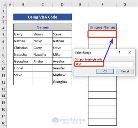 How To Find Unique Values From Multiple Columns In Excel 5 Easy Ways