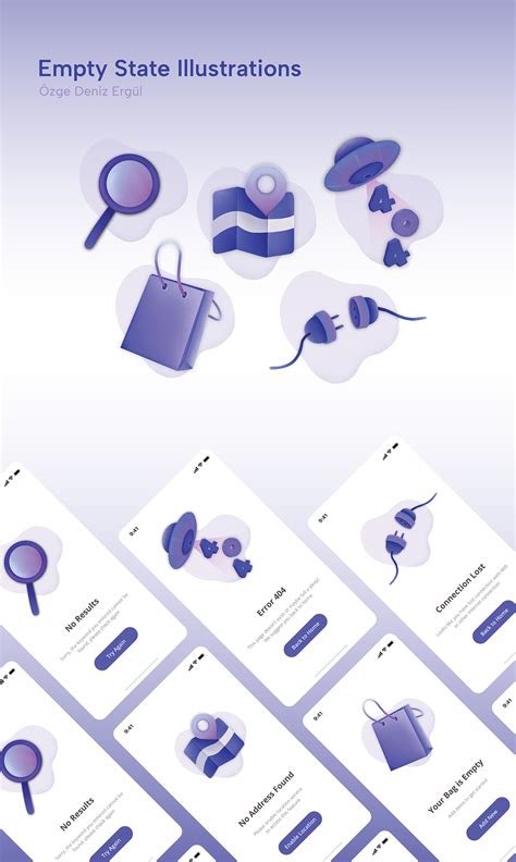 Empty State Illustrations On Behance