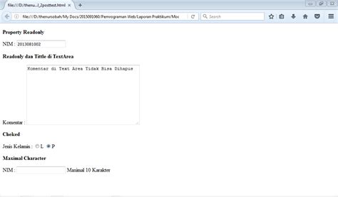 Laporan Praktikum Pemrograman Web 1 Modul 2 Jakanursobah