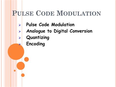 Ppt Pulse Code Modulation Powerpoint Presentation Free Download Id