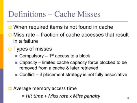 CPU Memory Hierarchy And Caching Techniques PPTX Data Storage And Warehousing Computing