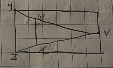 Solved Write A Two Column Proof If Segment Vz Is Congruent