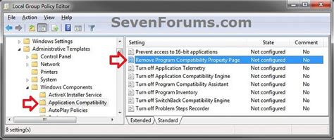 Compatibility Tab Add Or Remove From Properties Tutorials
