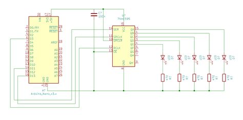 Noise On Floating 595 Outputs Leds And Multiplexing Arduino Forum