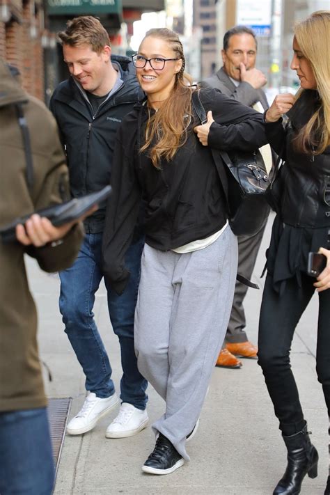 Ronda Rousey Arrives At Late Show With Stephen Colbert In New York 04