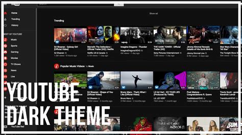 How To Activate The Youtube Dark Theme Youtube Tutorial Youtube