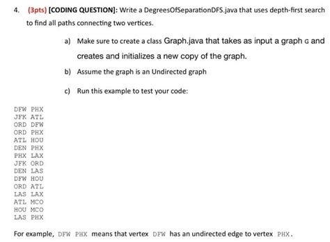 solved 4 3pts [coding question] write a