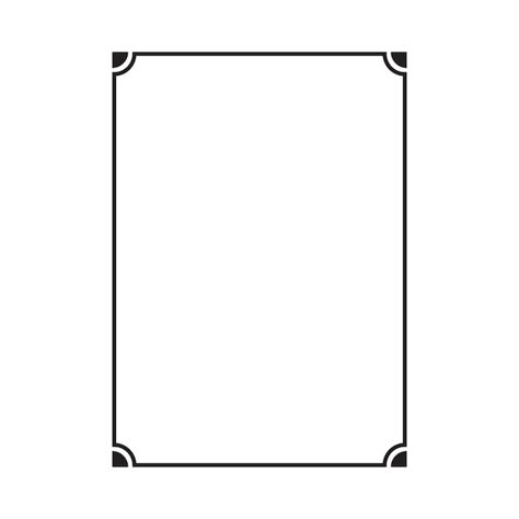 벡터 일러스트 레이 션 디자인에 대 한 장식 빈티지 낙서 요소에 대 한 프레임 테두리 모양 아이콘 프리미엄 벡터