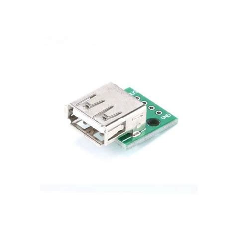 Conector Usb Dip 2 54mm Hembra Board Test Generico