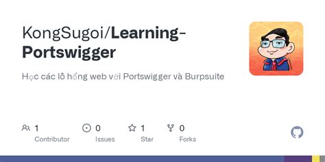 GitHub KongSugoi Learning Portswigger Học các lỗ hổng web với Portswigger và Burpsuite