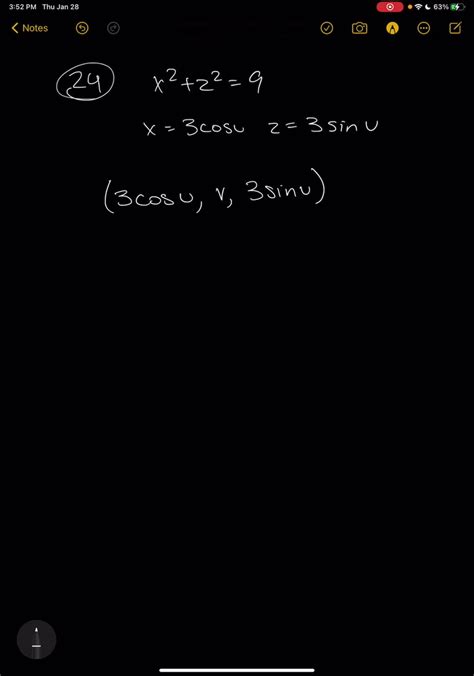 ⏩solved find a parametric representation for the surface the part