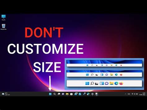 How To Change Taskbar Size In Windows 11 Taskbar Size Windows 11 INFOMINUTES