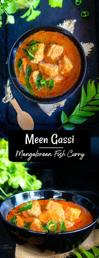 Meen Gassi Mangalorean Fish Curry Video Nish Kitchen