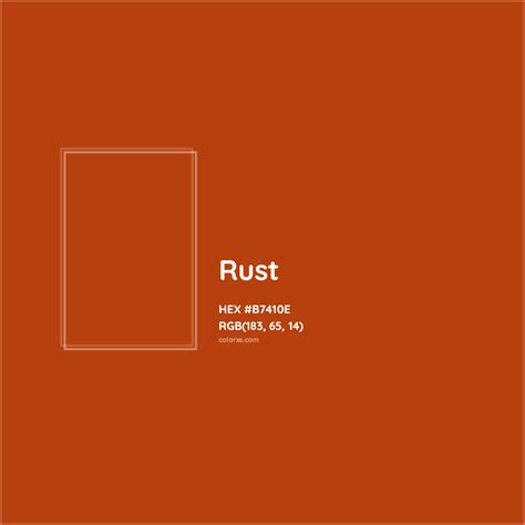 About Rust Color Meaning Codes Similar Colors And Paints Colorxs Com