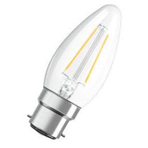 Osram Led Classic B Candle Shape Filament W E Warm White Clear Lamps Sold As Lighting