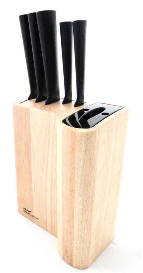 Wiltshire StaySharp Pce Knife Block Set Sharpener EBay