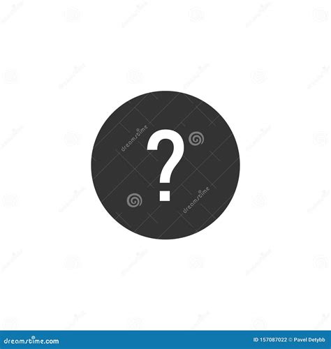 Help Query Question Mark Support Icon Vector Illustration Flat