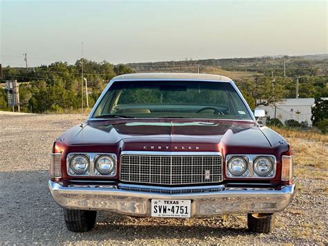 1974 Chrysler Imperial Sedan Red Rwd Automatic Newport Classic