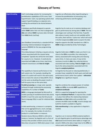 Big Data Glossary Of Terms PDF