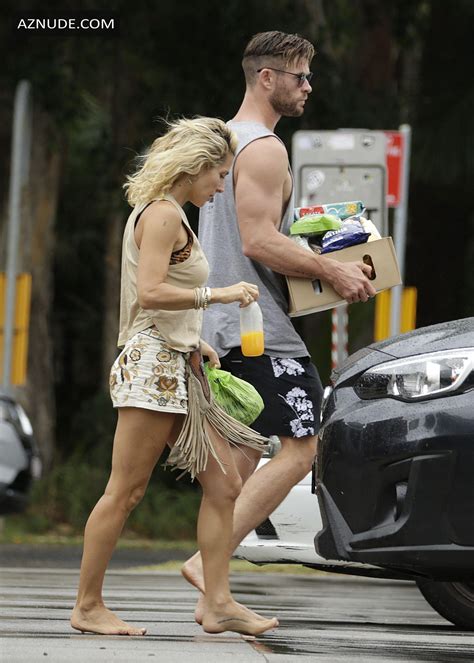 Elsa Pataky Sexy While Out Grocery Shopping With Husband Chris