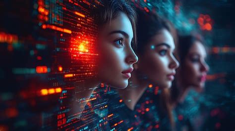 Ai Cyber Security Threat Illustration Concept Group Of Multiethnic It Specialist Team Analyzing