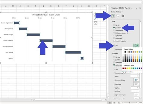 How To Create A Gantt Chart In Excel Dedicated Excel