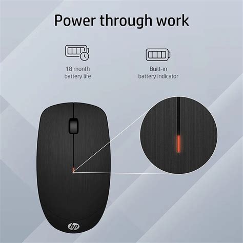 Hp X Wireless Mouse With Ghz Wireless Connectivity Adjustable Dpi Up To At