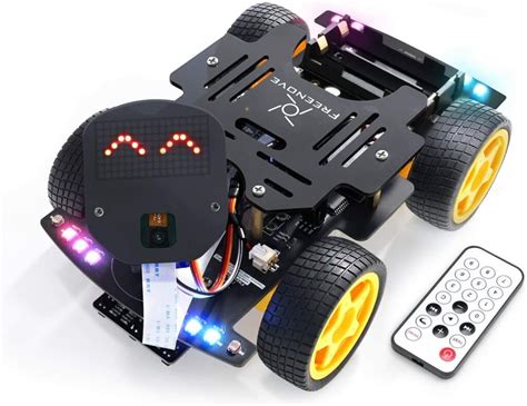 ערכת רכב רובוטי לתכנות עם בקר מסוג esp32 כולל מצלמת ip ללימוד תכנות