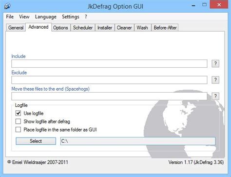 Jkdefrag Gui Free Defrag Tool With Lots Of Features Technibble