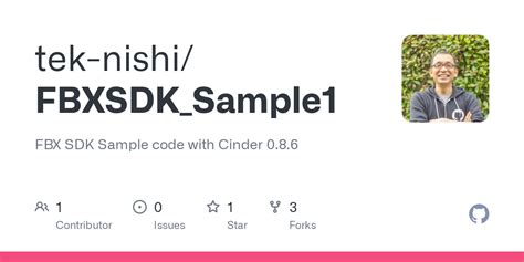 Github Tek Nishifbxsdksample1 Fbx Sdk Sample Code With Cinder 086