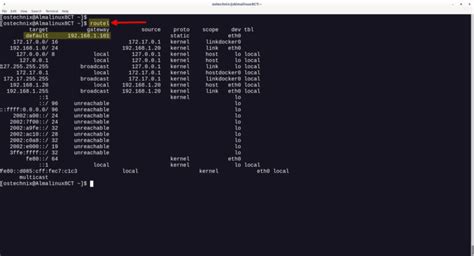 find default gateway ip address in linux and unix ostechnix