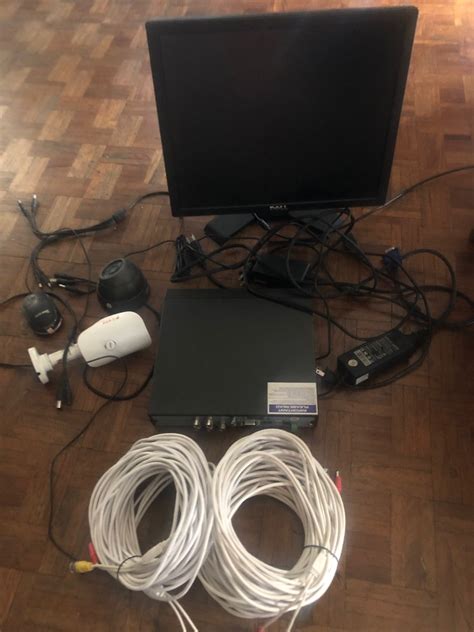 2 Camera Cctv System With Monitor Computers And Tech Office And Business Technology On Carousell
