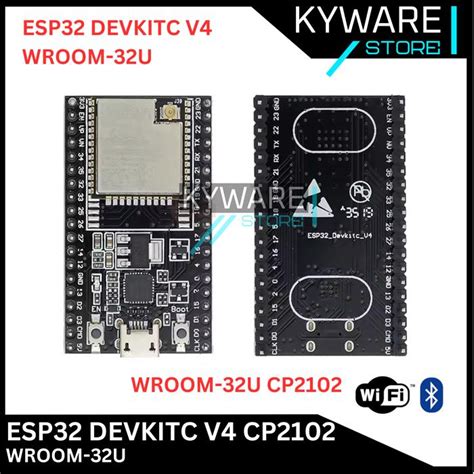 Jual Esp32 Devkitc V4 Esp 32 Wroom 32u Wroom 32d Wroom 32u 32d Wifi Bluetooth Iot Board Wroom