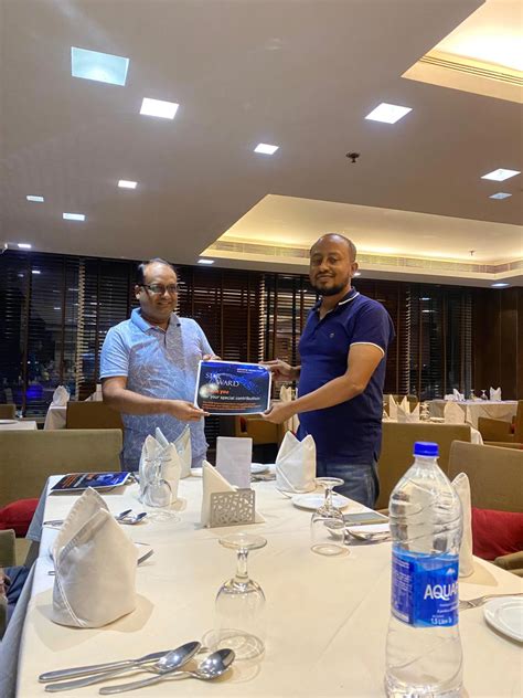 Such A Nice Moment When I Received The Star Award From Smiths